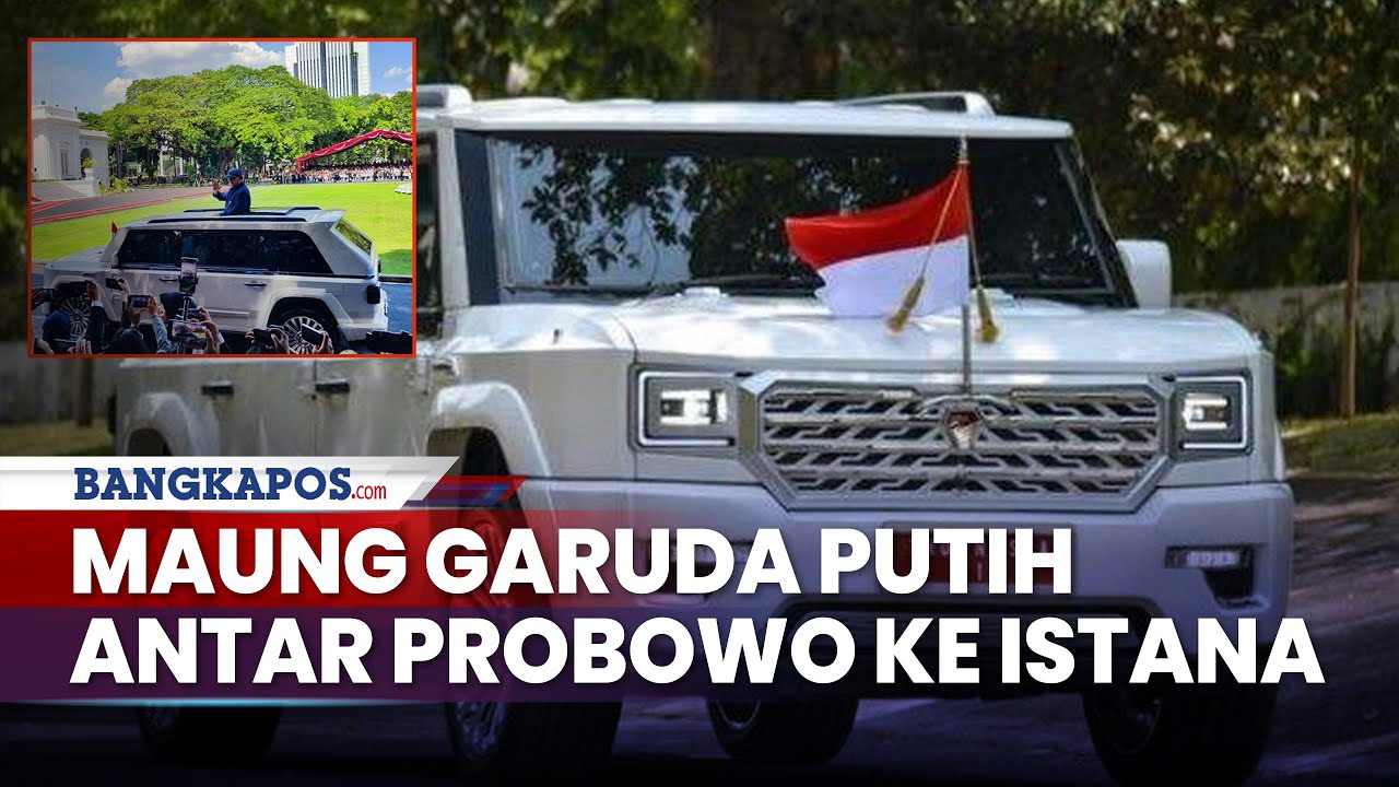 Maung Garuda Putih Indonesia-1 Antar Prabowo ke Istana, Iring-Iringan ...
