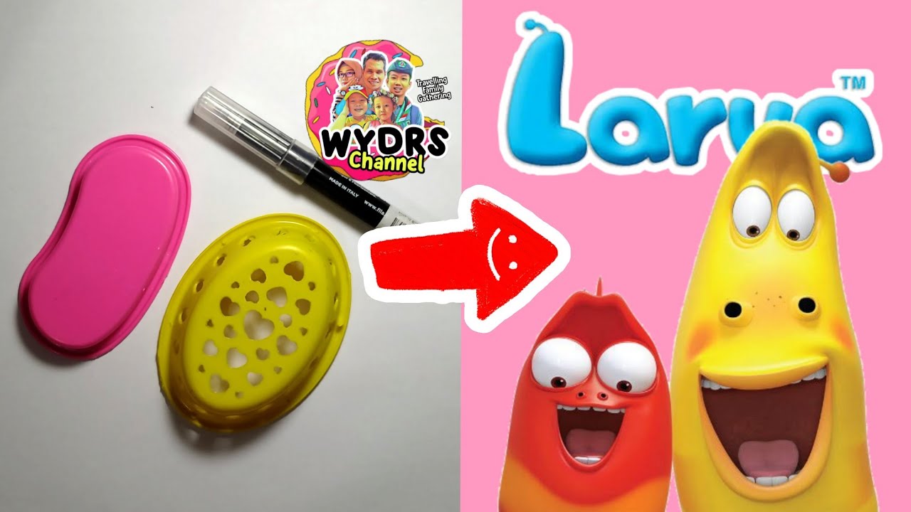 HOW TO DRAW "LARVA" EASILY AND FUN - YouTube