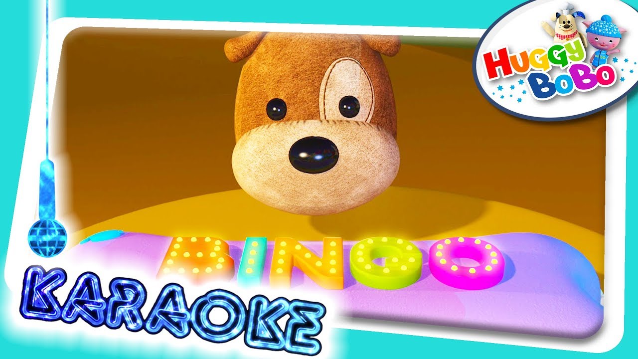 Bingo The Dog | Karaoke Version | Nursery Rhymes | By HuggyBoBo - YouTube