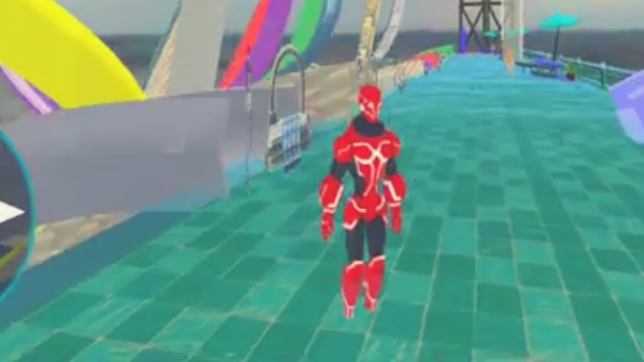 Real Robot Water Slide Android Gameplay - YouTube
