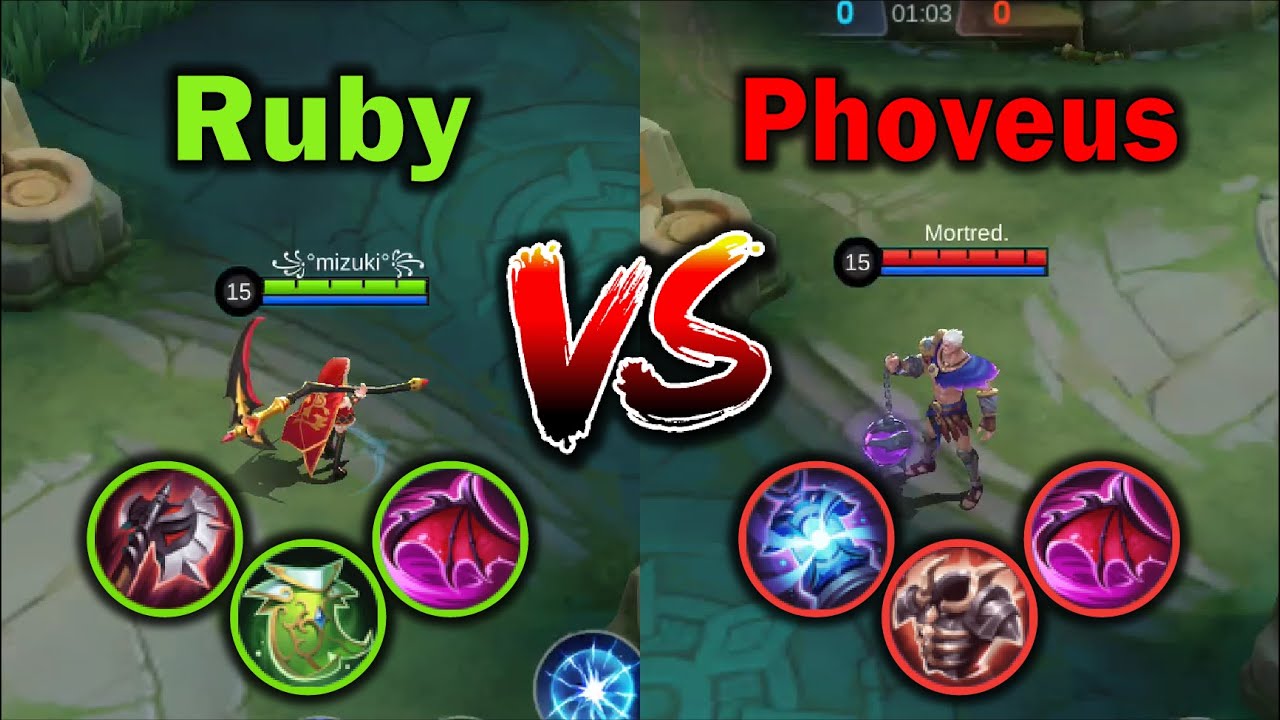 RUBY vs PHOVEUS - IMMORTAL BUILD (S30) - YouTube