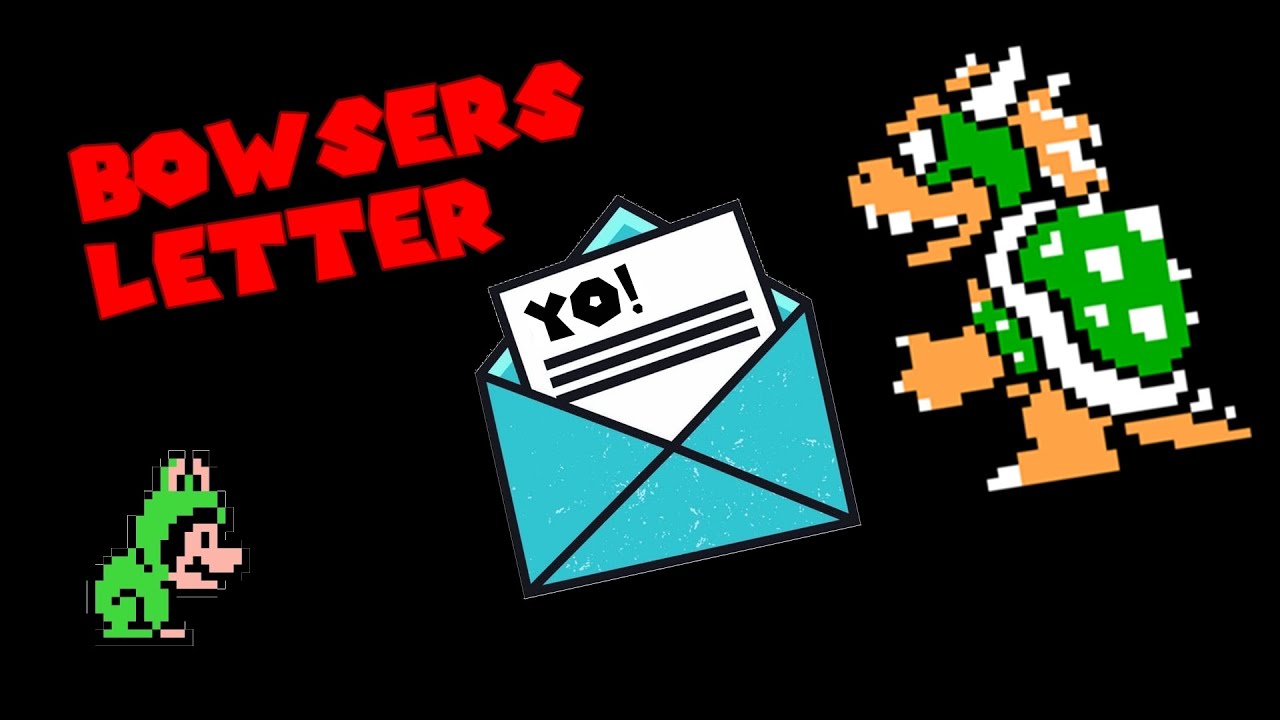 Super Mario Bros 3 (NES) - Bowsers letter (Usa, Eur & Jap Versions ...