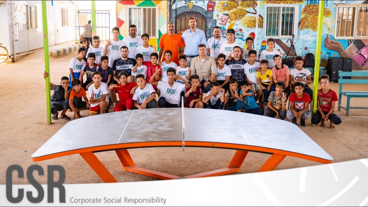 TEQBALL - PEACE & SPORT with FITEQ visited the kids in the Zaatari ...