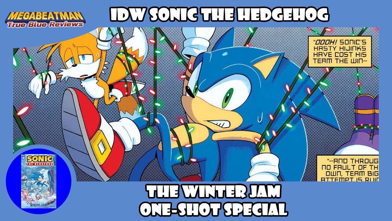 Idw Sonic The Winter Jam Special A Comic Review By Megabeatman Youtube