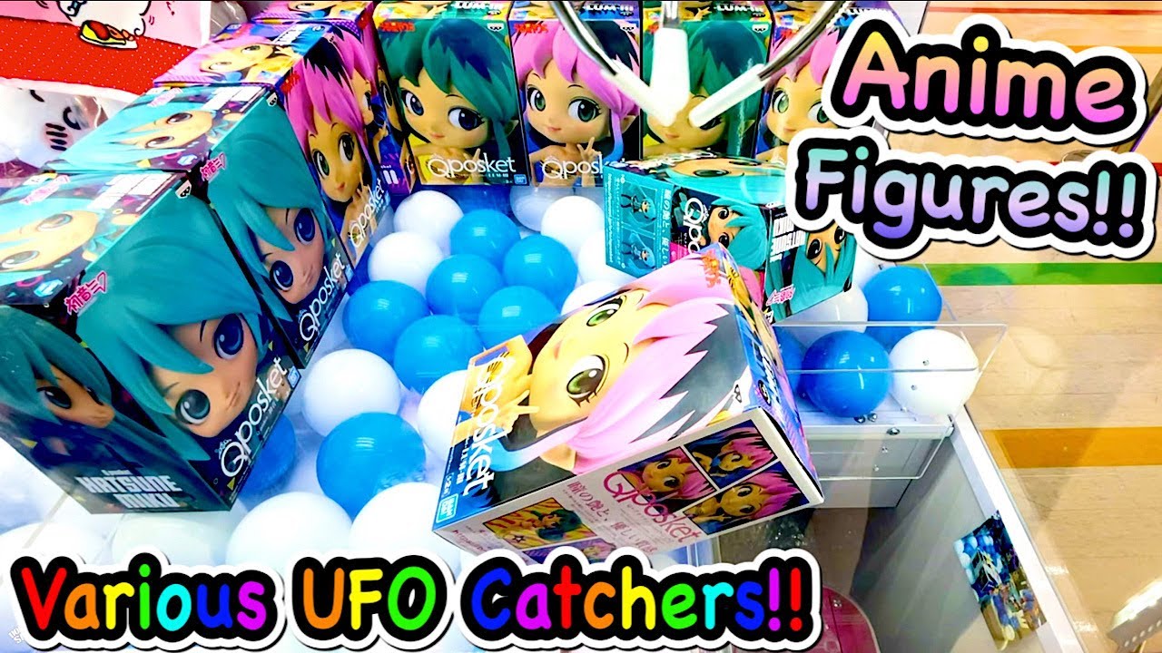 Anime Figures Claw Machine at Japan !! Japanese Anime UFOキャッチャー アニメ ...