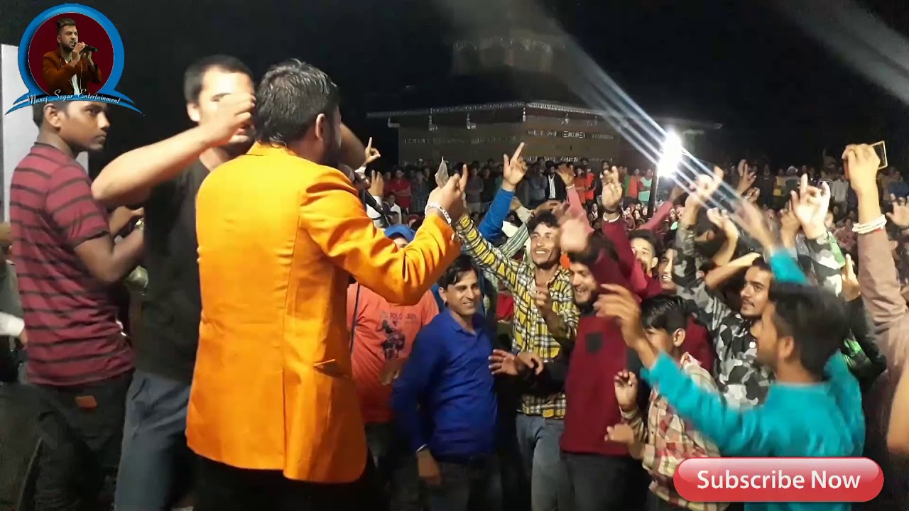 Manoj sagar stage performance in kotgaw uttarkashi 2018 | Prasent M.S.E ...