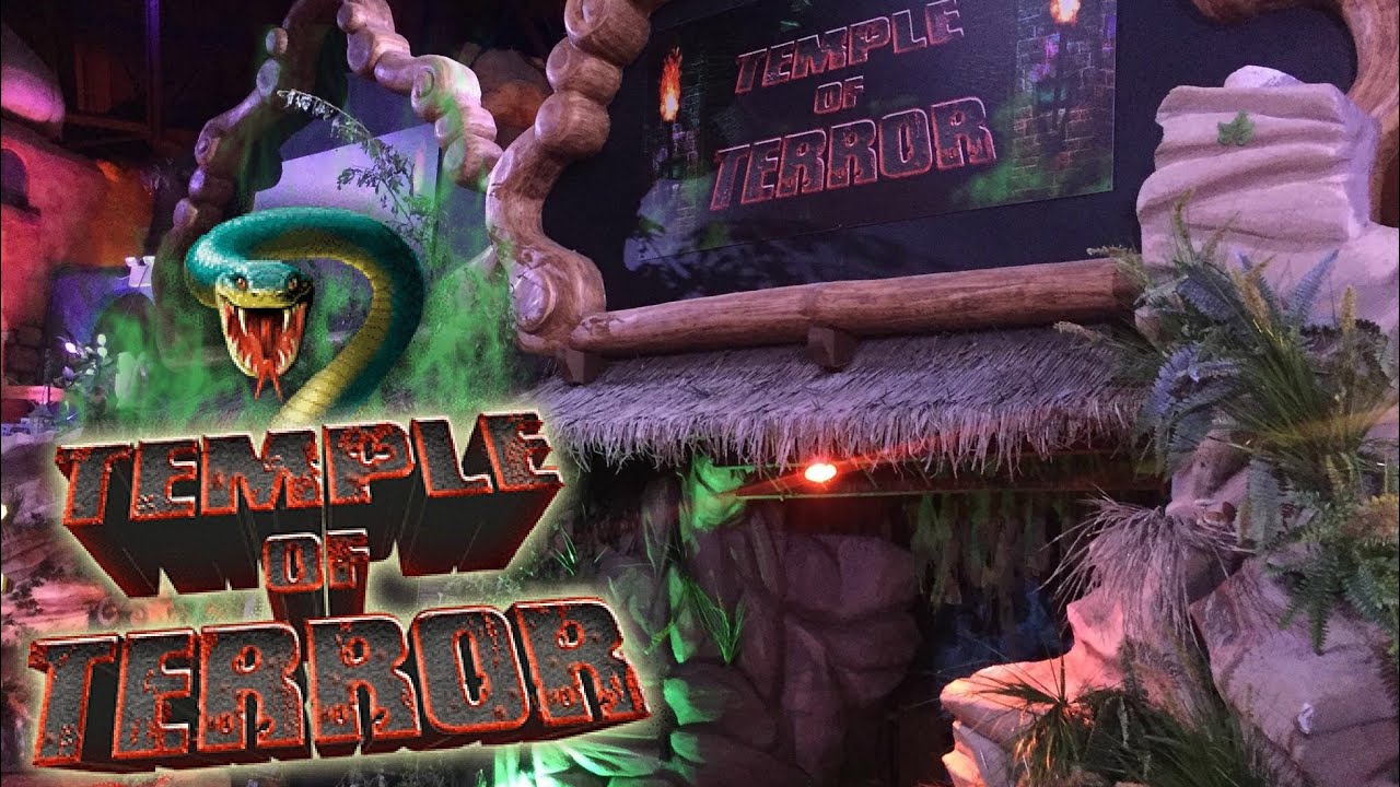 Temple of Terror Scare Maze Walkthrough Fantasy Island “FEAR ISLAND ...