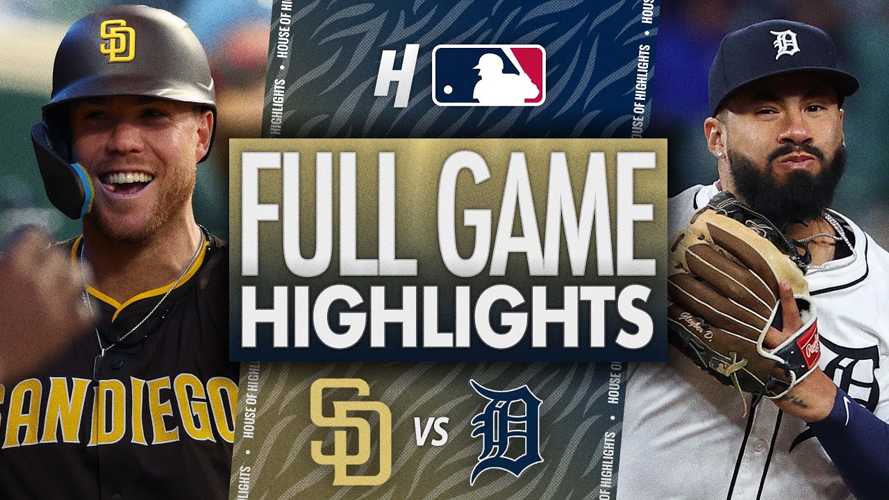 San Diego Padres vs Detroit Tigers - FULL GAME HIGHLIGHTS | April 21 ...