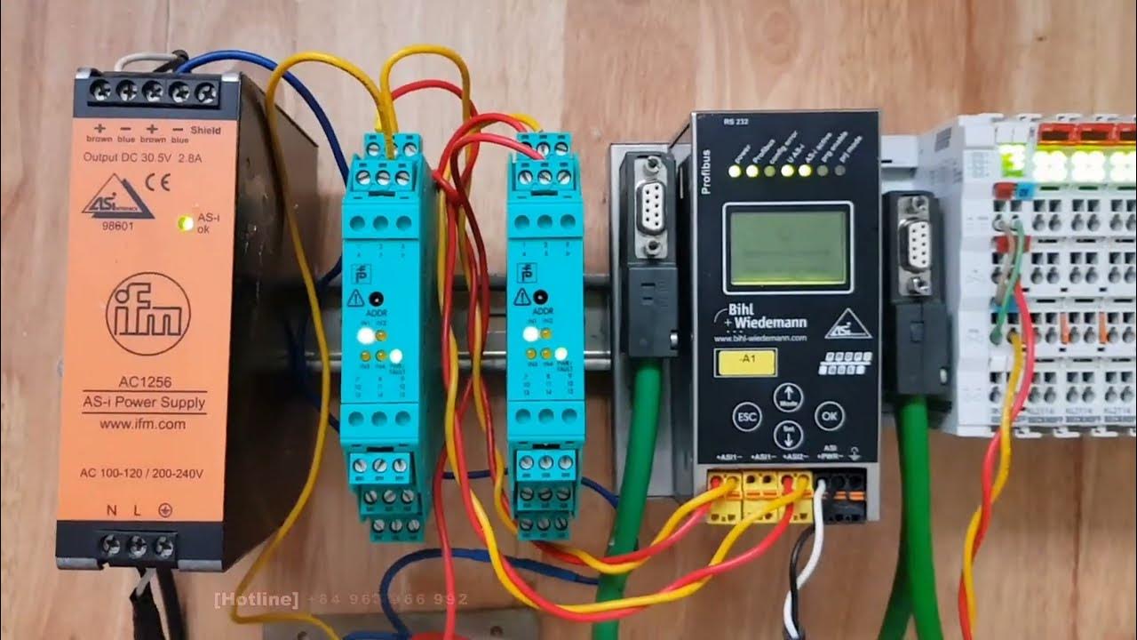Mạng AS-i: Kết nối PLC Siemens S7-300 với Bihl+Wiedemann, Pepperl+Fuchs , ifm - YouTube