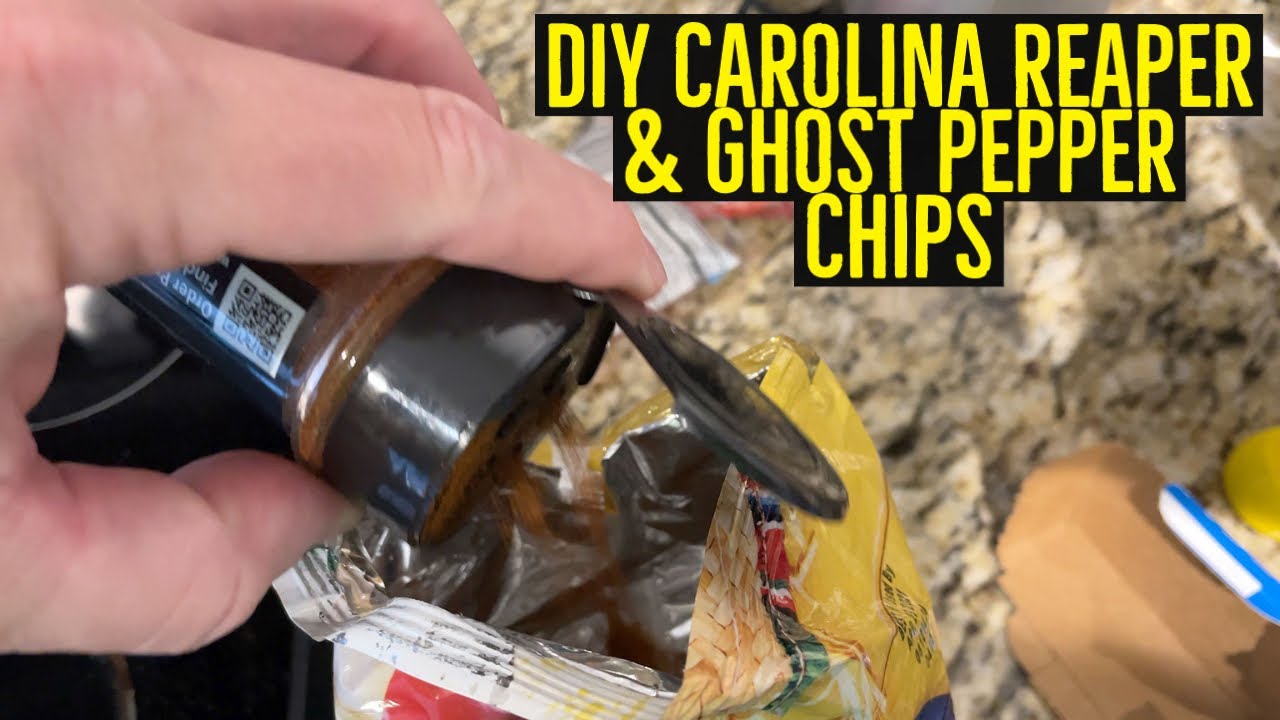 DIY Ghost Pepper & Carolina Reaper Chips CHEAP - YouTube