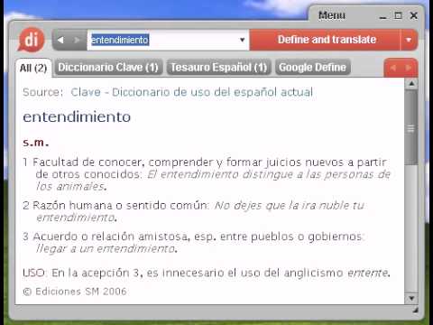 Definición de entendimiento - YouTube