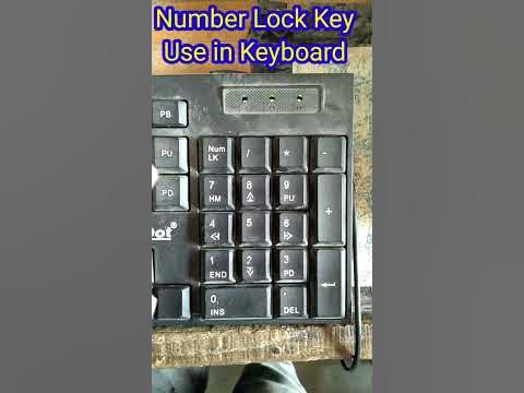 Number Lock Key Use in Computer Keyboard - YouTube