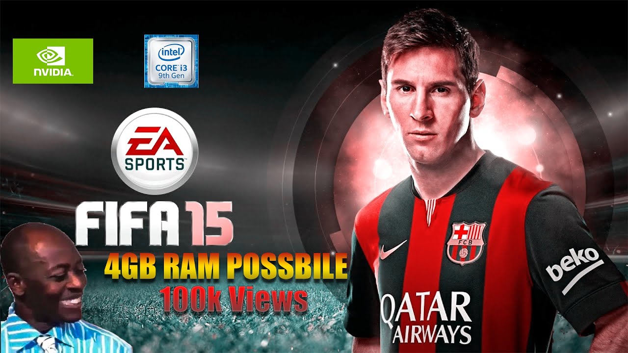 FIFA 15 Gameplay on Low end pc || 4GB ram|| 2GB Vram || intel i3 9th ...