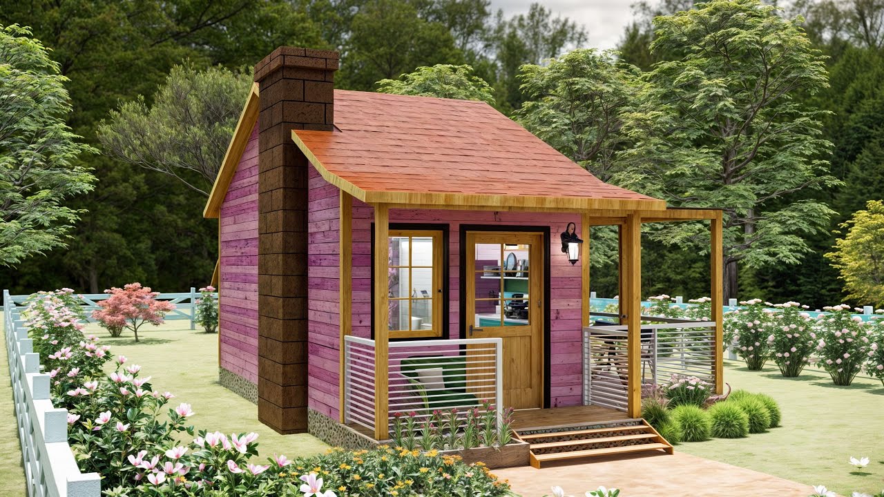330 SQFT (16' x 20' Ft) Small House Design 6 x 5 M - YouTube