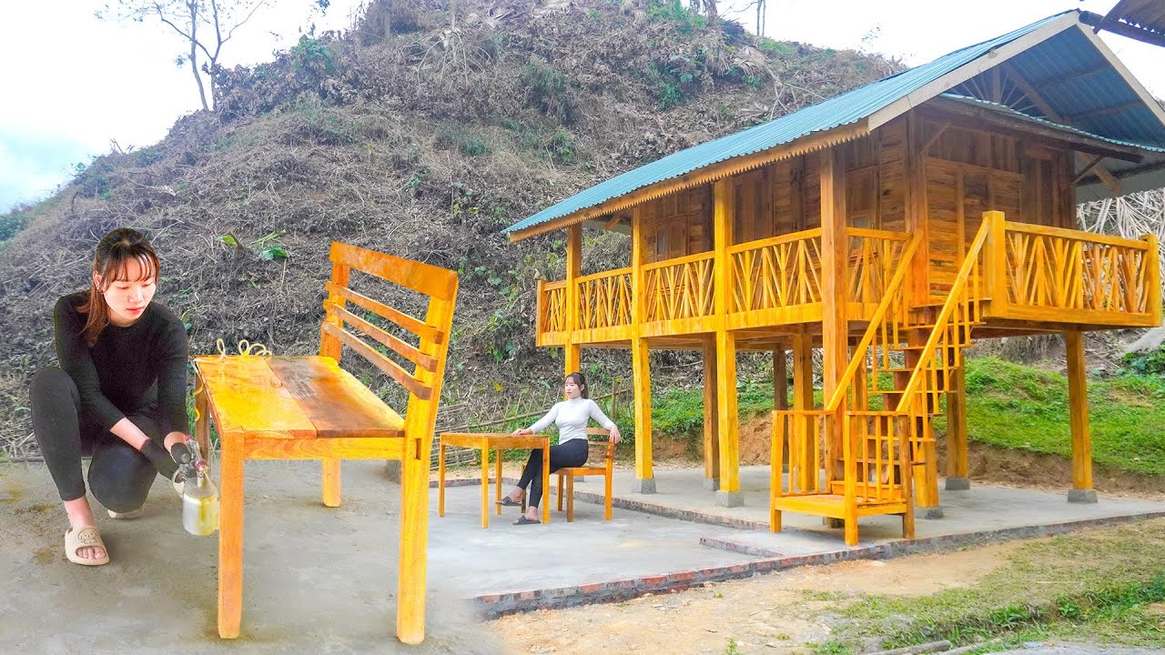 Skillful Hands Create Beautiful Wooden Tables And Chairs - Hoai Lives ...