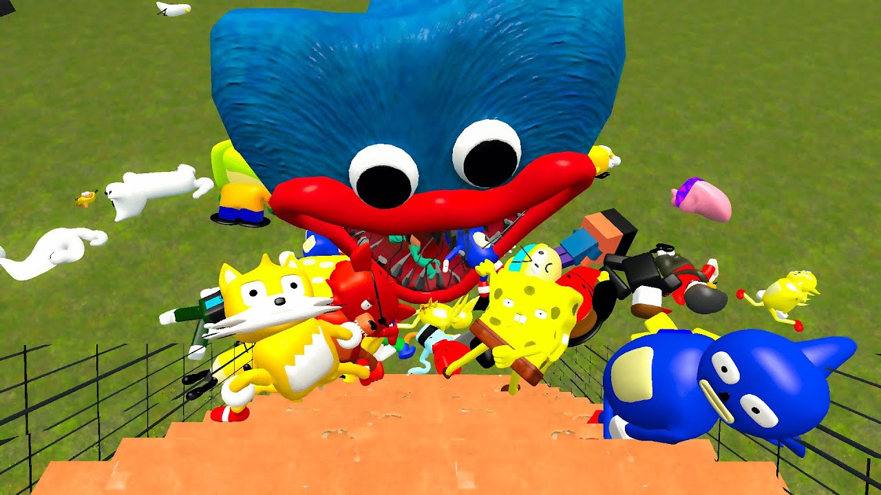 All 3D SANIC CLONES MEMES new are dropped in the mouth MONSTER Huggy ...