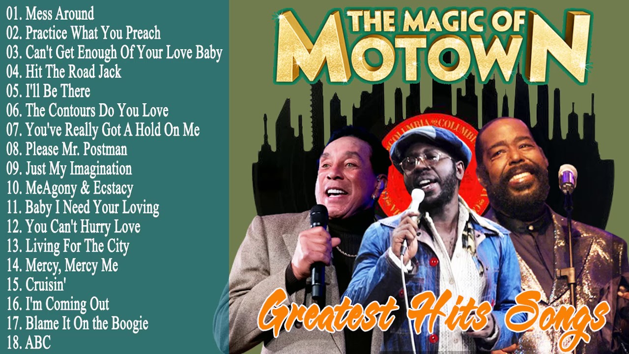 Best Motown Music Hits 60's 70's - Curtis Mayfield, Otis Redding, Barry ...