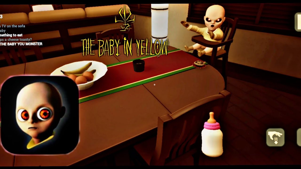I become baby sitter 🍼 Devil baby 👶 | The Baby in Yellow #horrorgames # ...