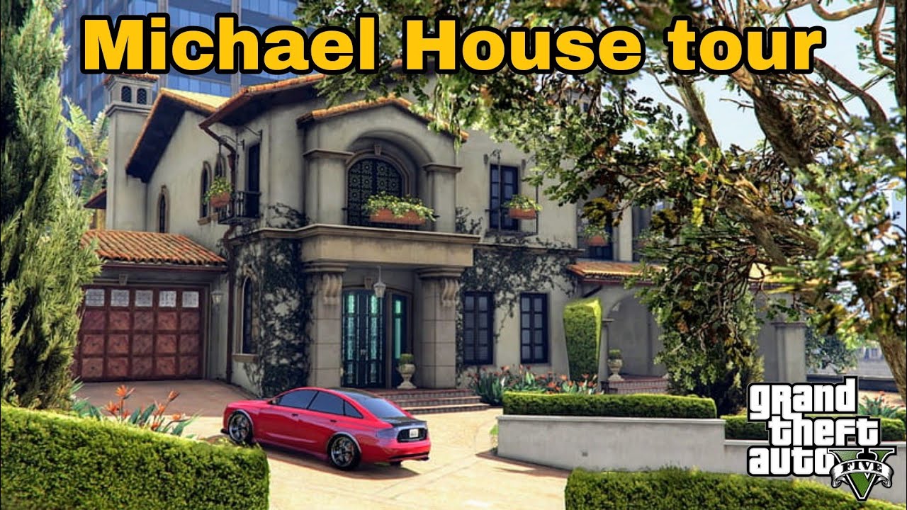 Michael House Tour GTA-5 Hindi - YouTube