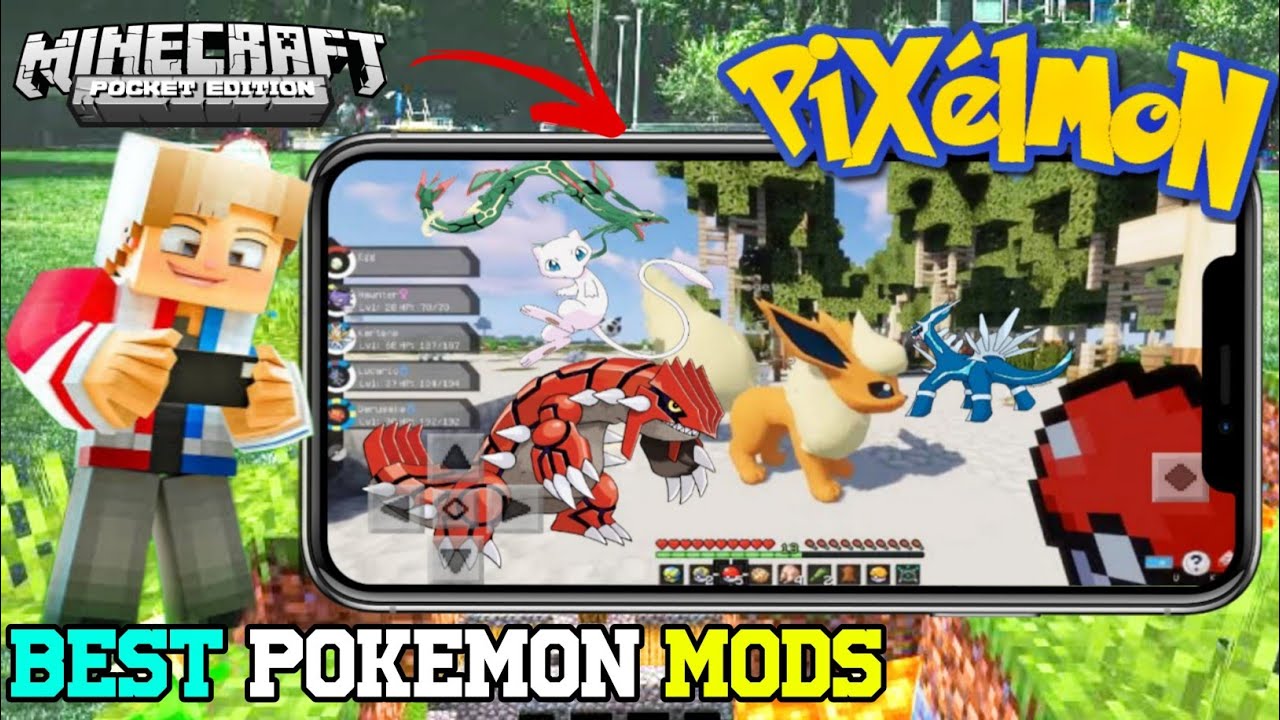 Pokemon mods for minecraft pe / minecraft pokemon / how to install ...