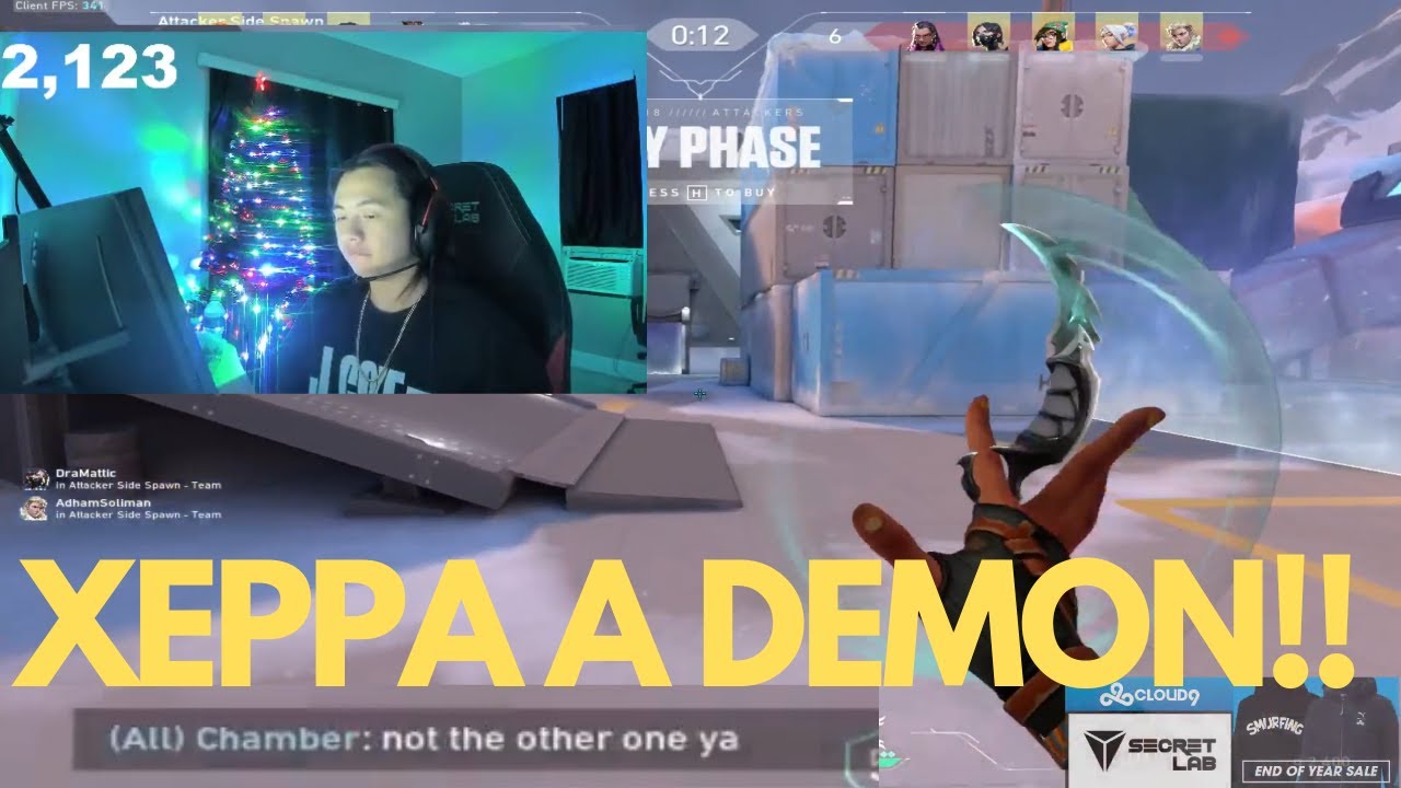 Xeppa showing why he gets paid to play valorant to stream snipers | C9 ...