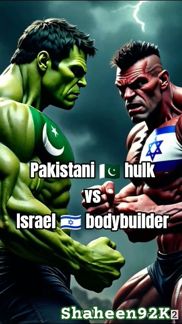 Pakistani 🇵🇰 hulk vs Israeli 🇮🇱 bodybuilder #pakistani #hulk #vs # ...