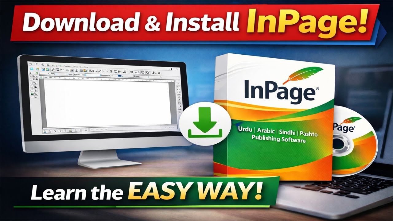 InPage Software Download and Installation Guide for Windows - YouTube