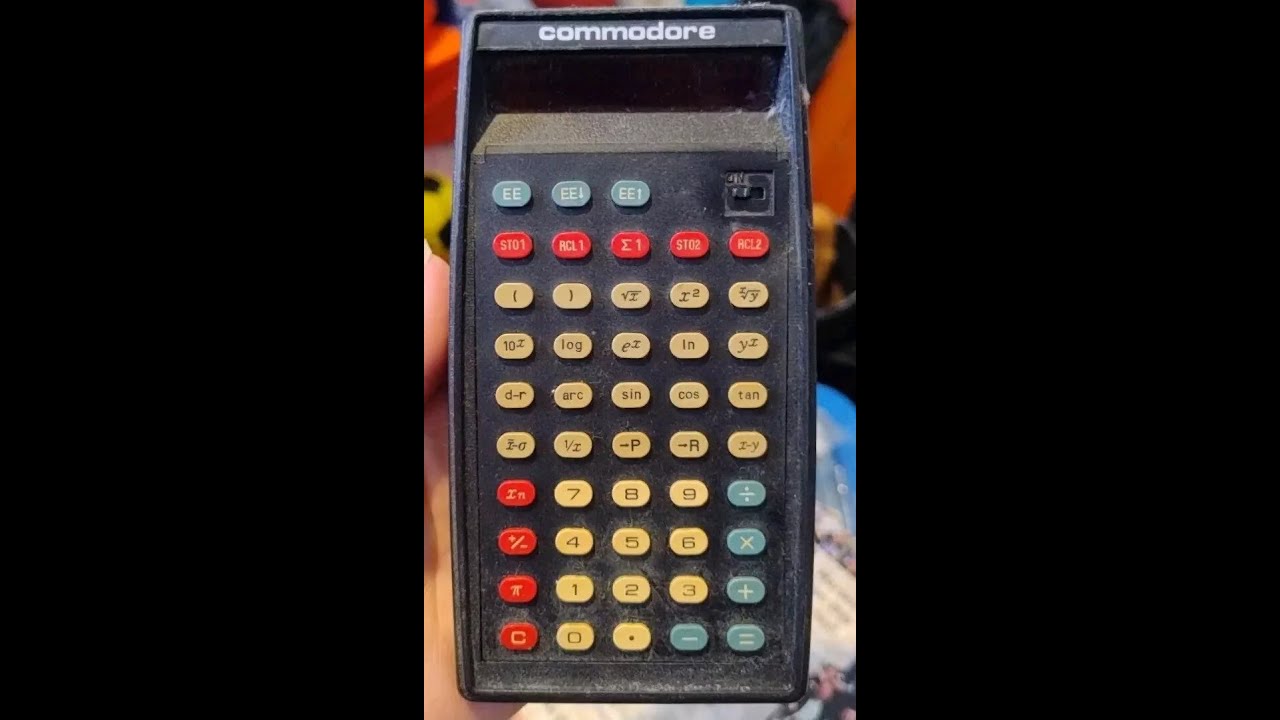 Commodore SR4148 calculator unsuccessful repair - YouTube