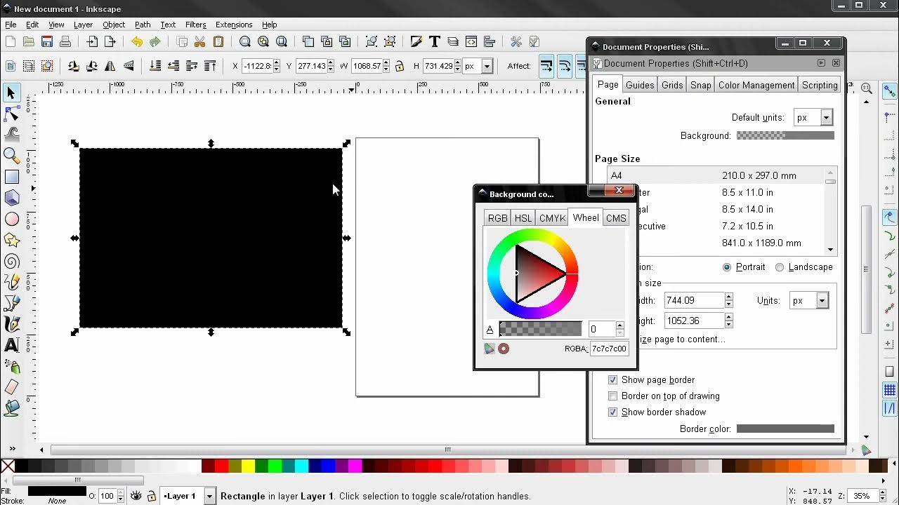 Page - Document Properties - Inkscape Beginners' Guide ep50 - YouTube