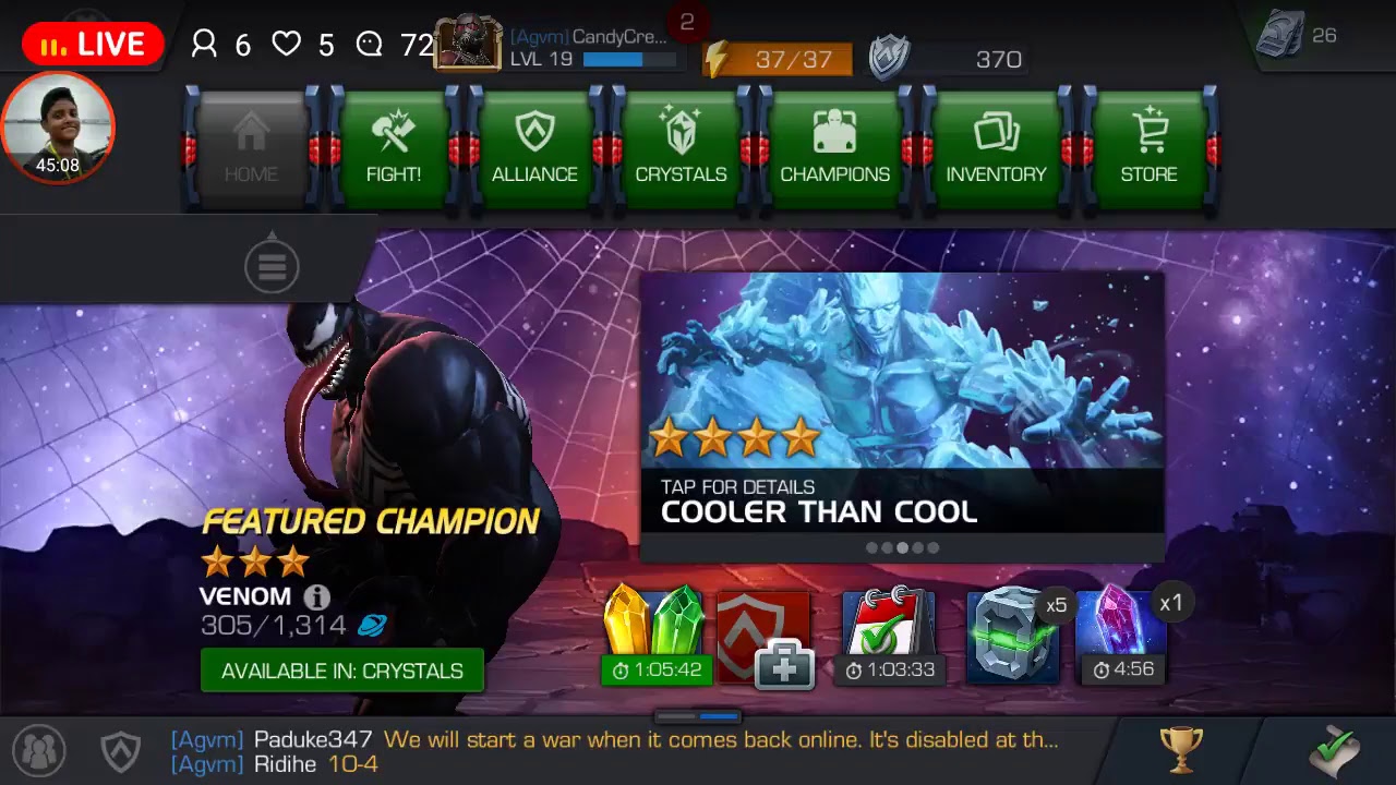 MCOC Arena + Questing - YouTube