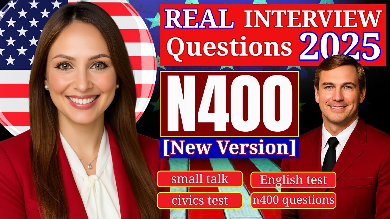 2025 New, Real Interview of U.S. Citizenship | Full N-400 ...
