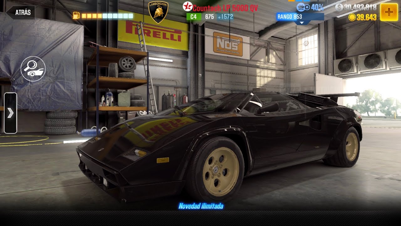 CSR2| Countach LP 5000 QV (10.188) shift pattern maxed - YouTube