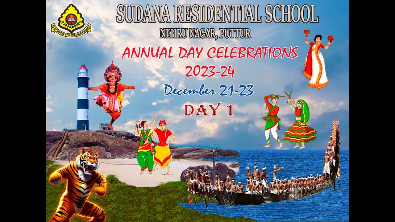 Sudana School Annual Day 21st-23rd Dec 2023 - Day 1 - YouTube