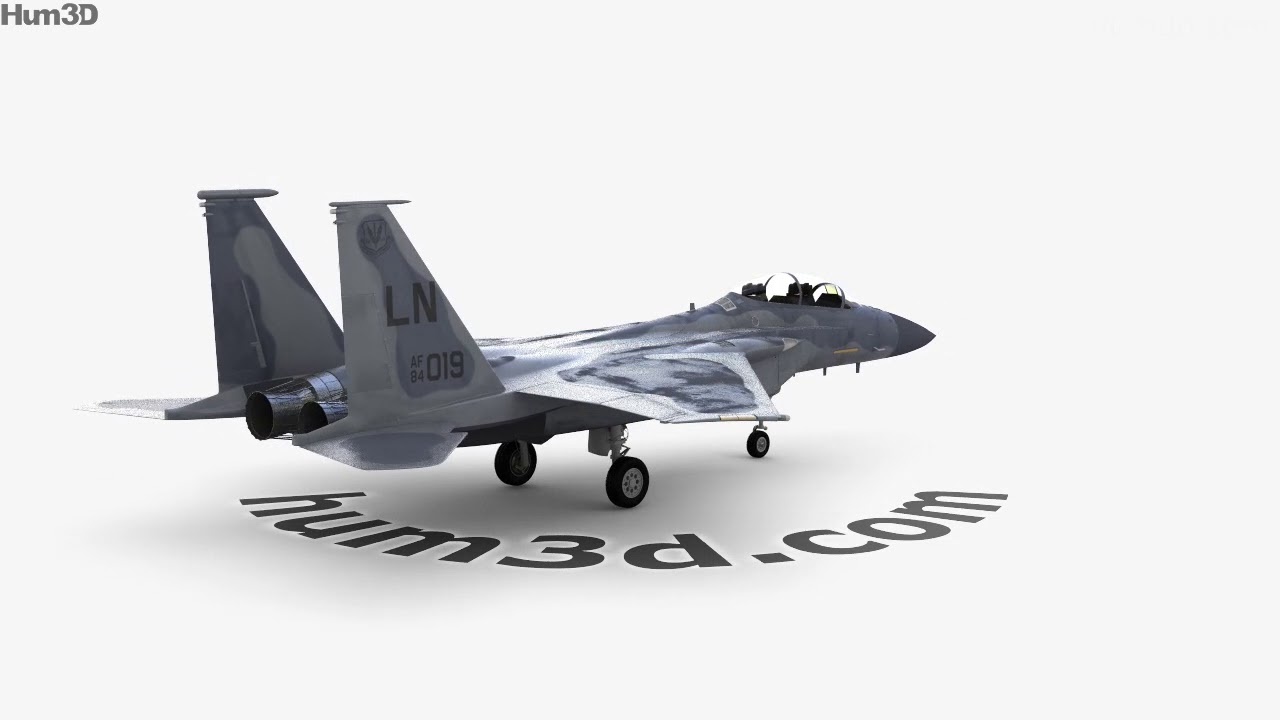 McDonnell Douglas F-15 Eagle 3D model by 3DModels.org - YouTube
