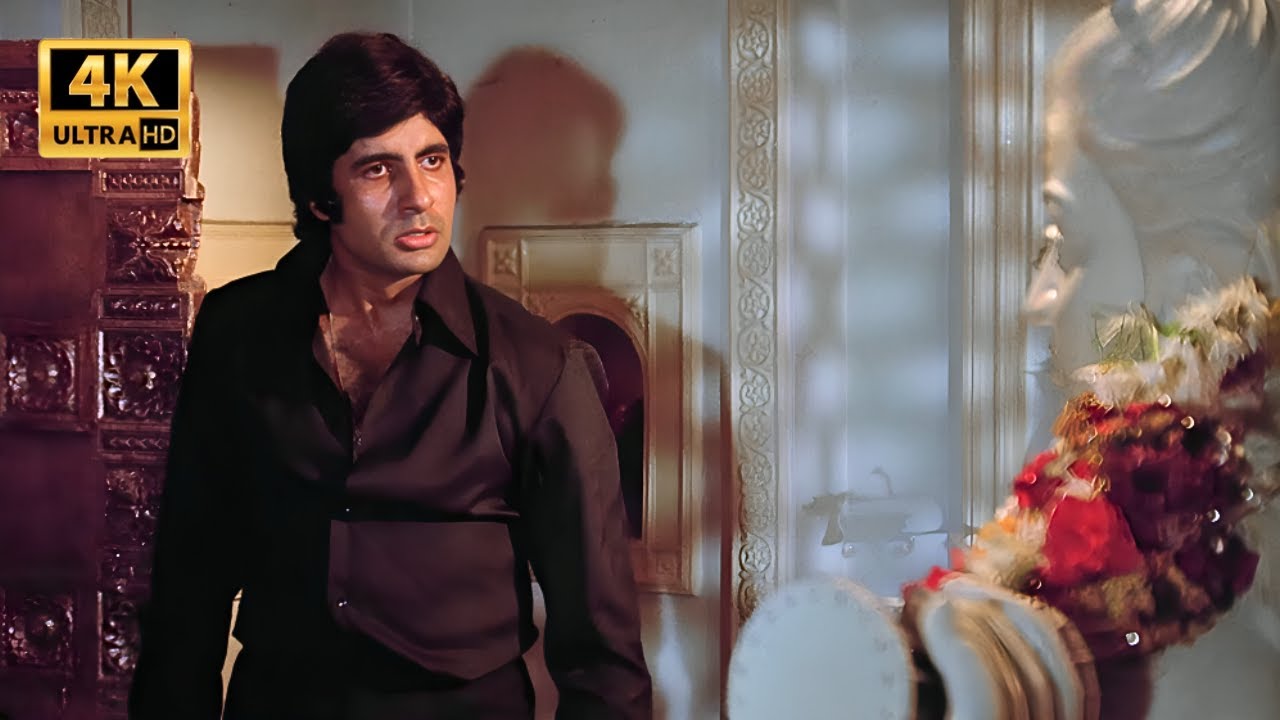 आज खुश तो बहुत होगे तुम | Amitabh Bachchan Best Iconic Scene | Deewar ...