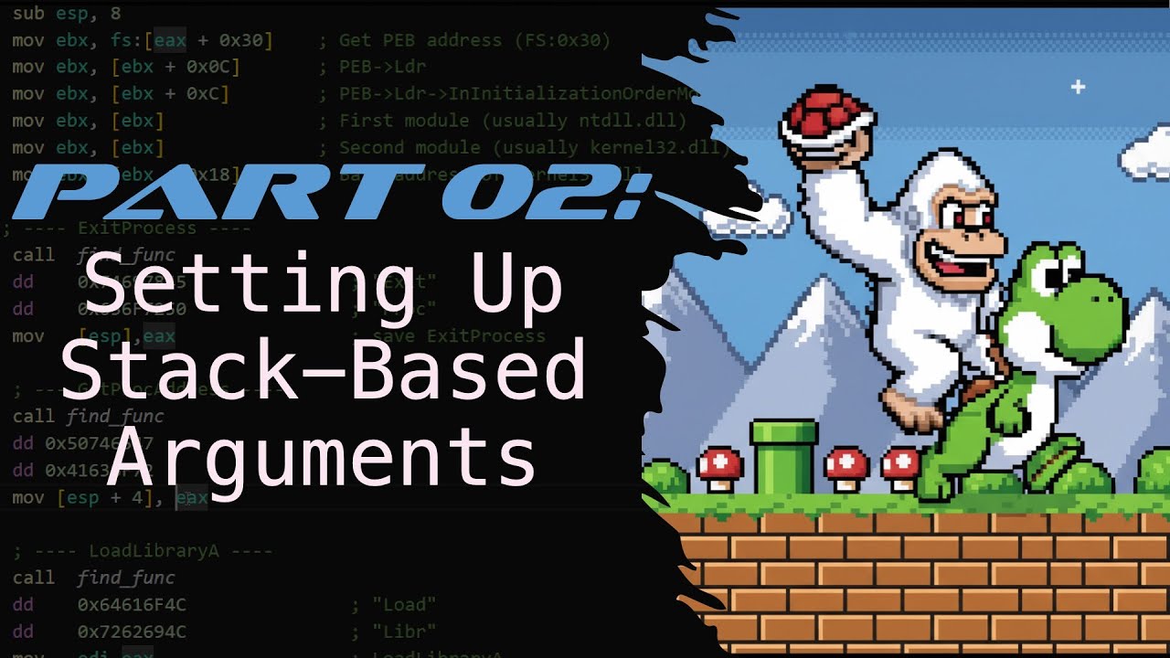 02 - Call Strings Shellcode: Calling Windows API Functions with Stack ...