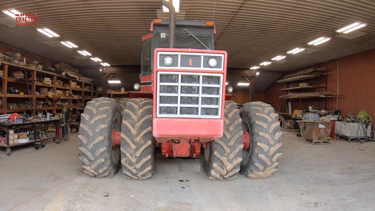 Driving My International 4786 4wd Tractor - YouTube
