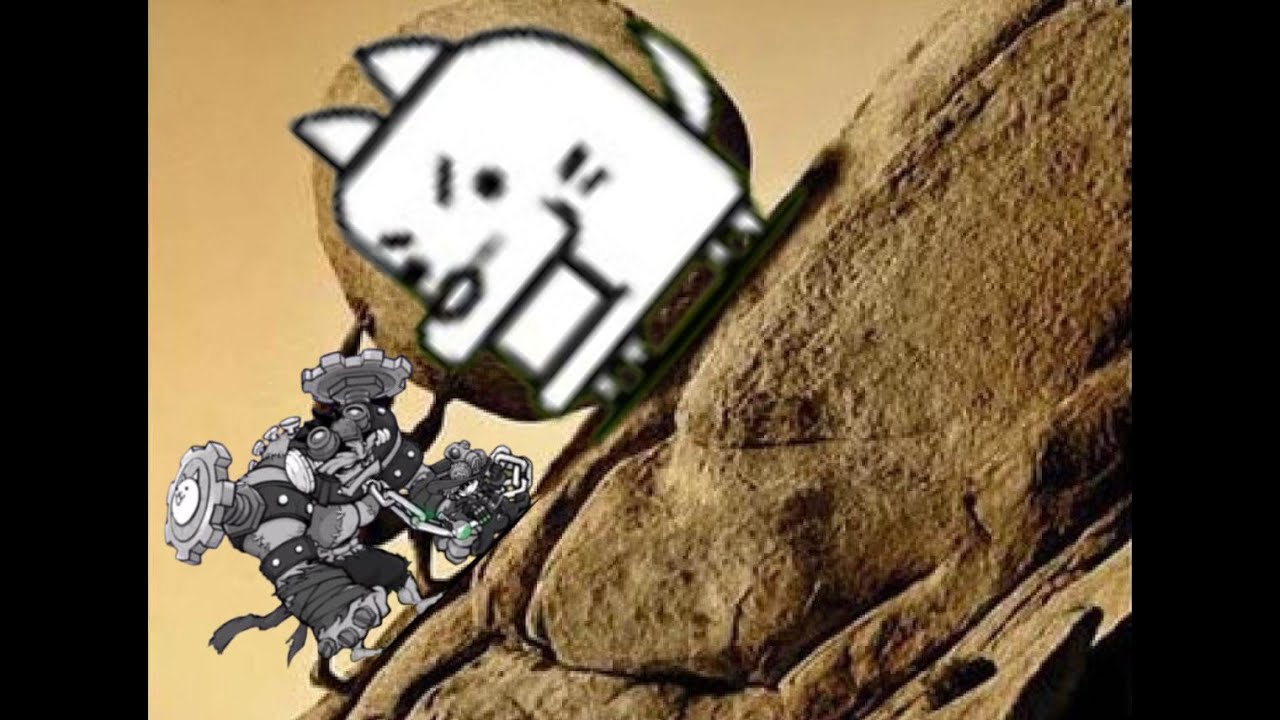 Battle Cats Sisyphus Meme - YouTube