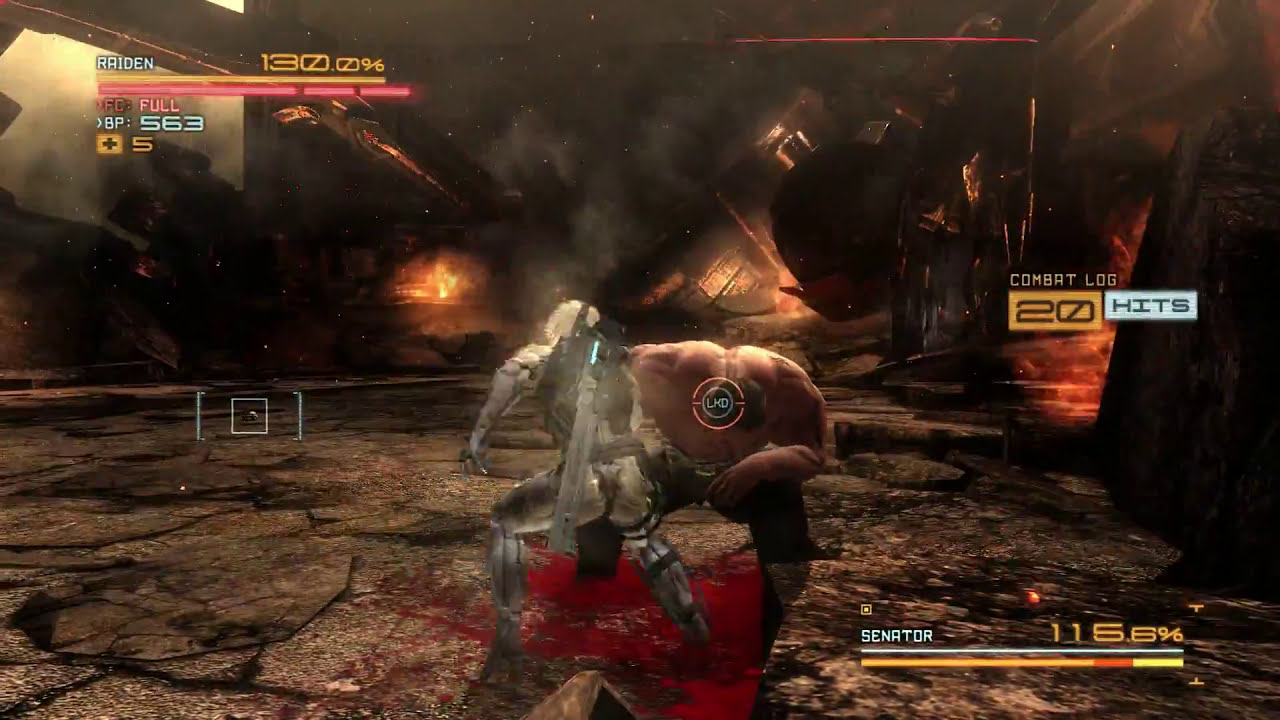 Metal Gear Rising: Armstrong Boss Fight (No Damage, Very Hard) - YouTube
