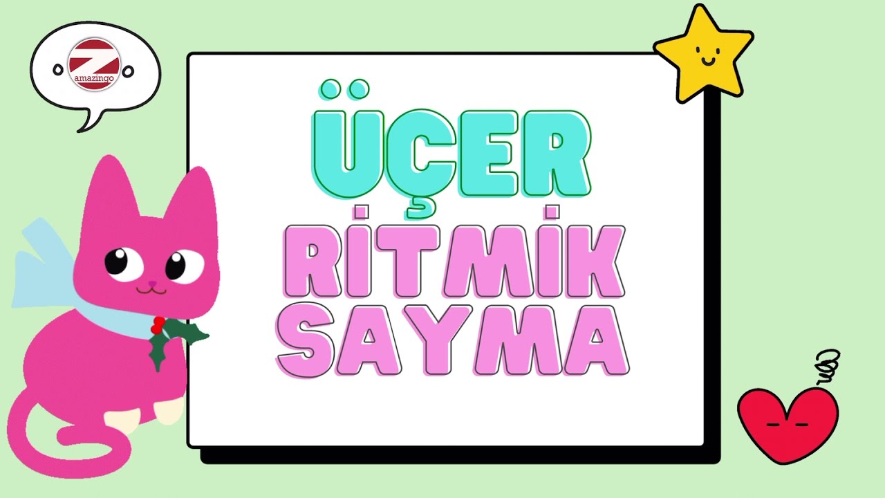 3 er Ritmik Sayma 30 a Kadar - YouTube