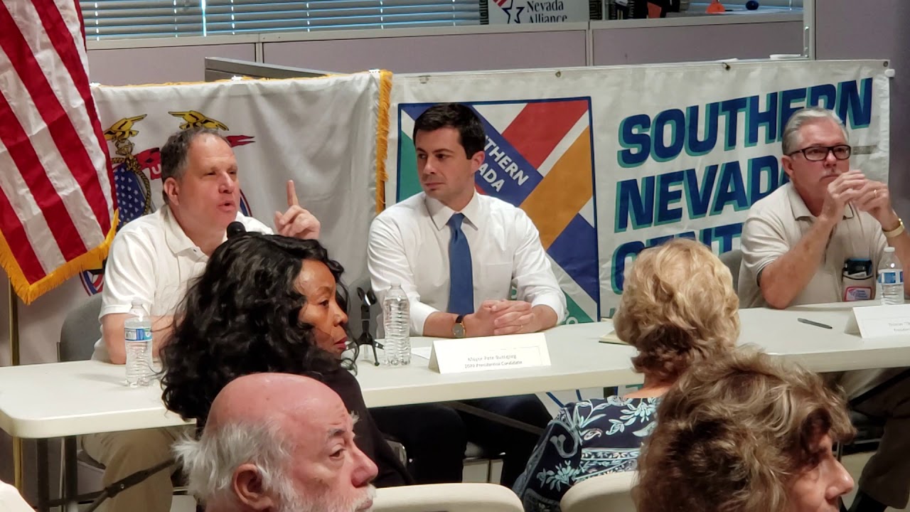 Pete Buttigieg Speaks with NARA Retired Union Workers in Henderson ...