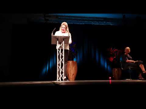 Kate Mulgrew at Bailey Allen Hall - Galway Ireland 2019 Part 1 - YouTube