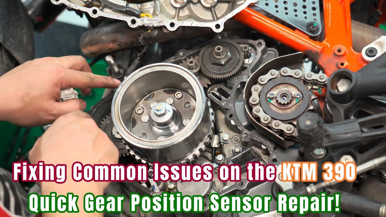 Fixing Common Issues on the KTM 390: Quick Gear Position Sensor Repair ...