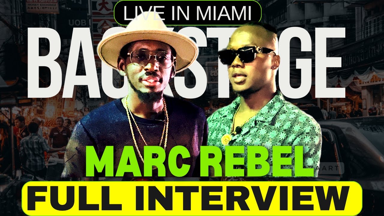 Marc Rebel”NÈG Janm ye a” live nan Miami(Backstage Interview) - YouTube