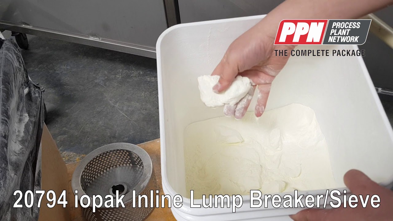 IOPAK Inline Lump Breaker/Sieve CM [20794] - YouTube