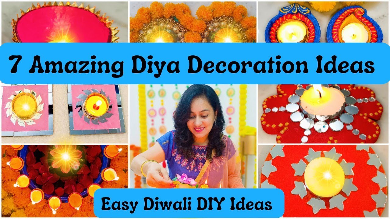 7 Amazing Diyas For Diwali Decoration | Easy Diwali DIY Ideas at Home ...