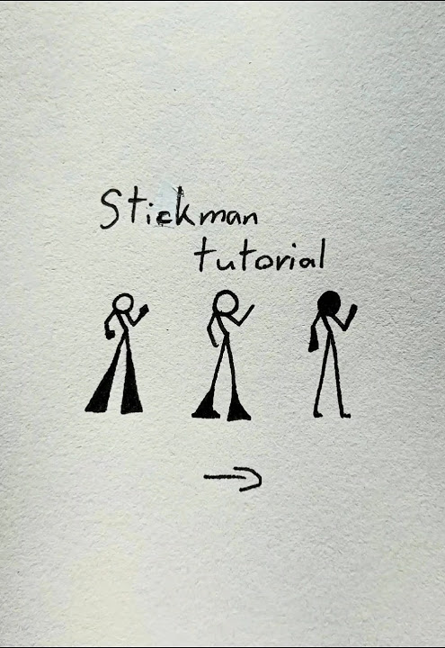 Stickman tutorial 😱 #drawmaster - YouTube