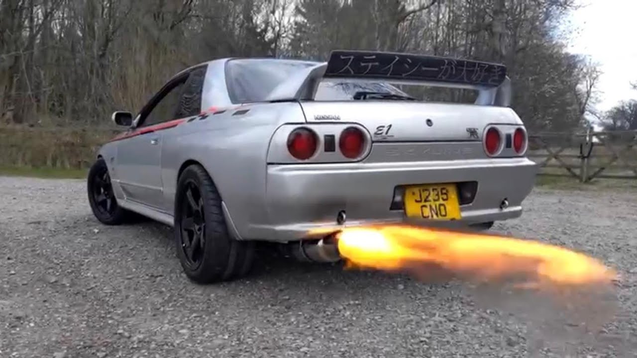 This R32 GTR Skyline Shoots MASSIVE Flames! Update On The GTR Project ...