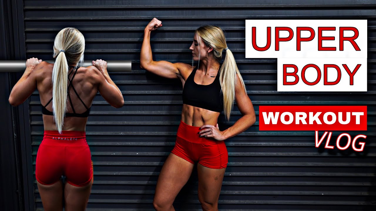 Gym Vlog Upper Body Workout Youtube