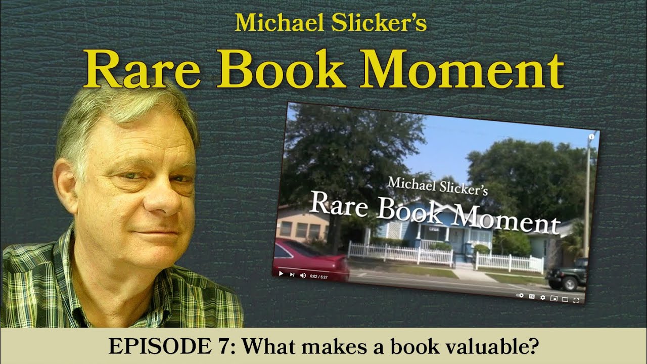 Rare Book Moment 7 What Makes A Book Valuable YouTube rare-book-moment-7-what-makes-a-book-valuable-youtube